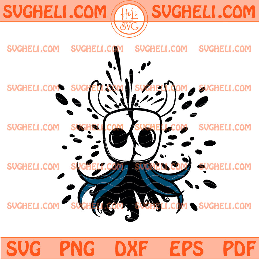 Hollow Knight Hand Drawn Printable Svg, Hollow Knight Svg