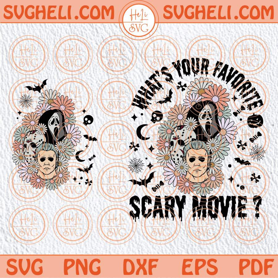 Horror Movie Halloween Png Groovy Scream Jason Scary Movie Svg Png