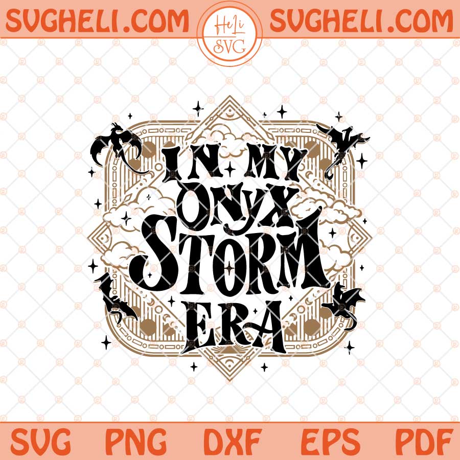 In My Onyx Storm Era Svg Onyx Storm Svg Bookish Svg