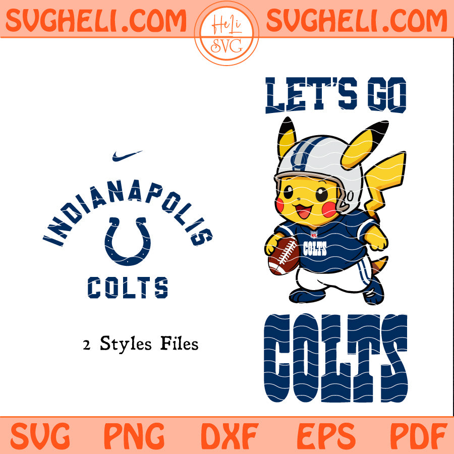 Indianapolis Colts Pokemon NFL Svg, Indianapolis Colts Svg
