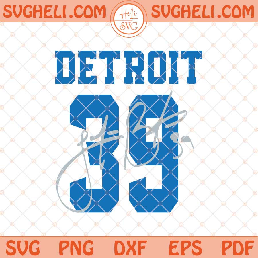 Jake Bates Detroit Lions 39 Svg Detroit Lions Jake Bates 39 Svg