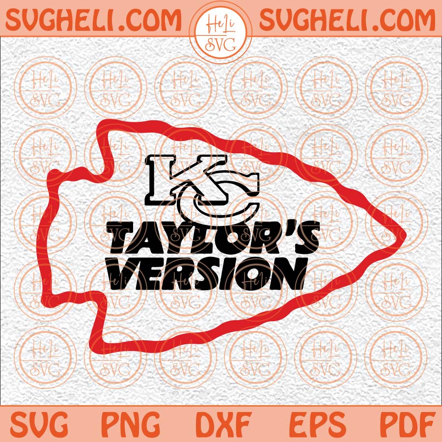 KC Taylors Version Svg Taylor's Version Svg Trendy In My Travis Svg