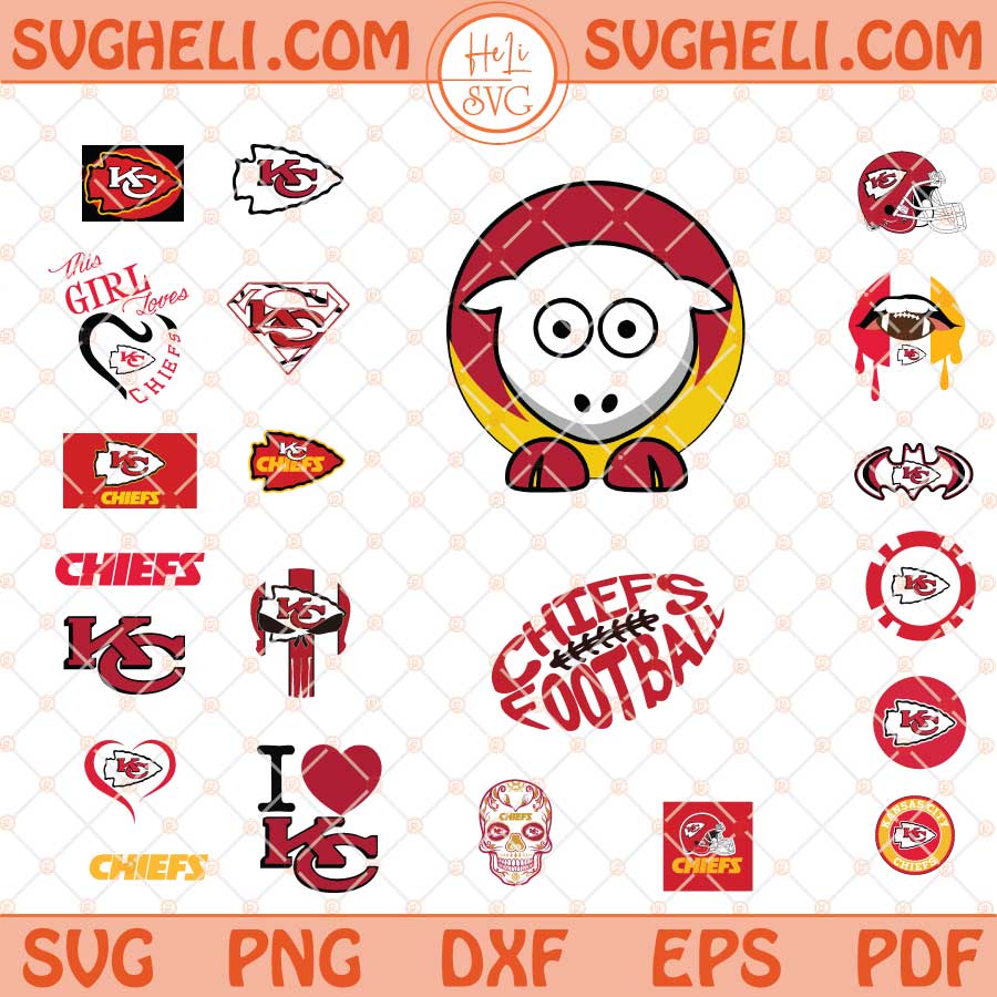 Kansas City Chiefs Svg Bundle Kansas City Chiefs Svg