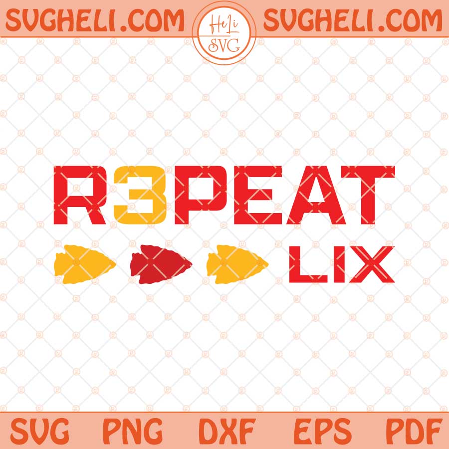 Kansas City LIX Repeat 3Peat Svg Chiefs Super Bowl LIX Svg