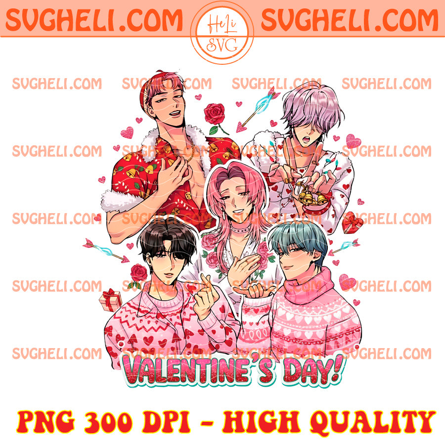 Kpop Demon Hunters Demon Saja Boys Valentines Png