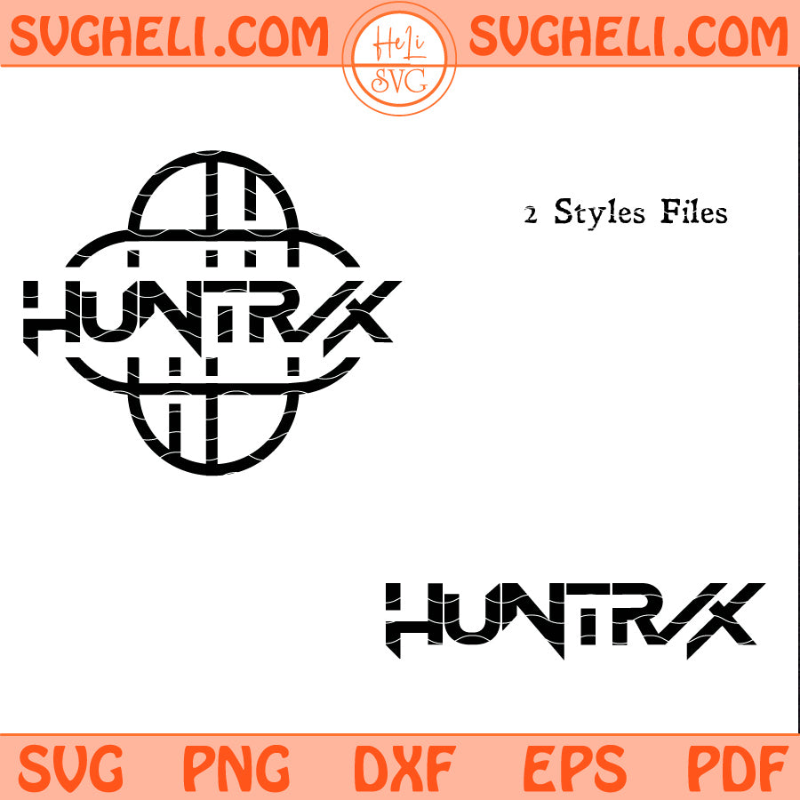 Kpop Demon Hunters Huntrix Logo Svg Huntrix The Band Logo Svg