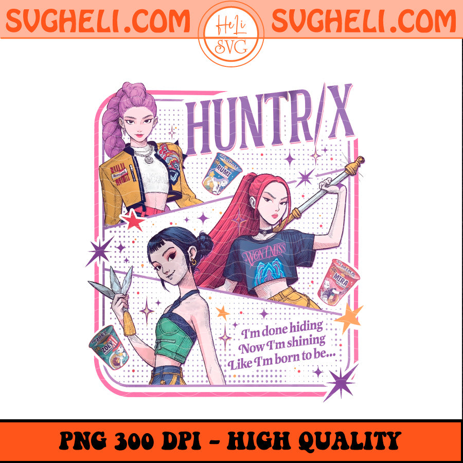 Kpop Huntrix Band Cute Png, Kpop Demon Hunters Png