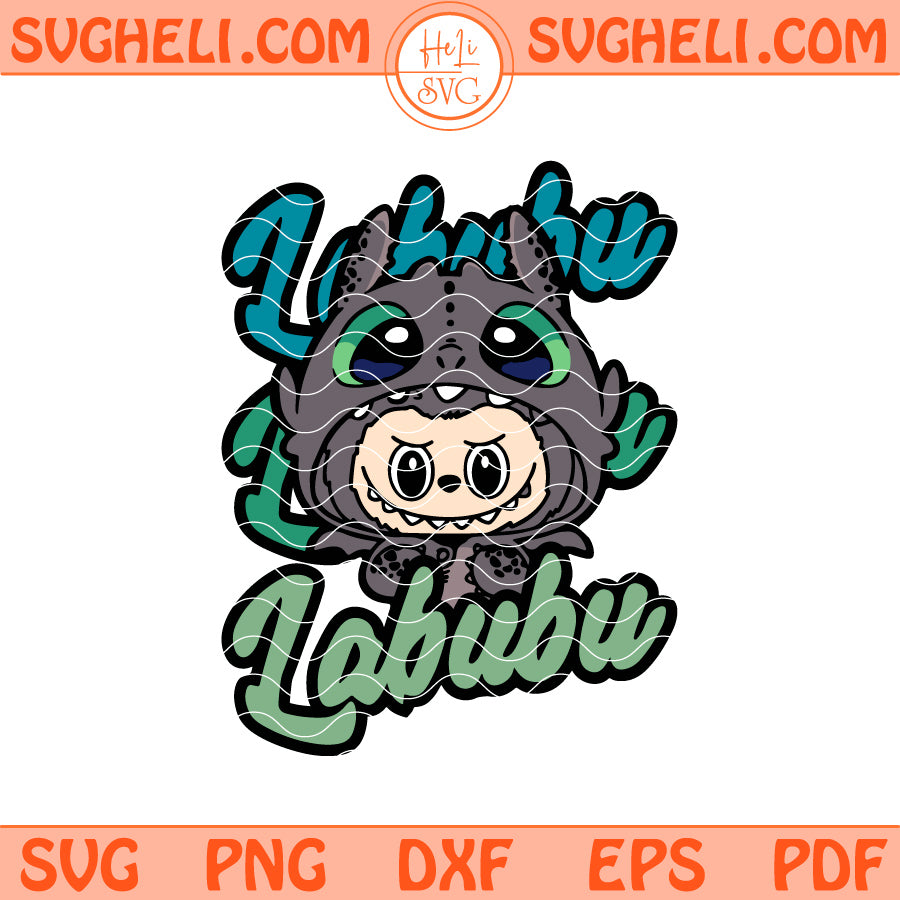 Labubu Dragon Toothless Svg Labubu Clothes Svg Labubu Svg