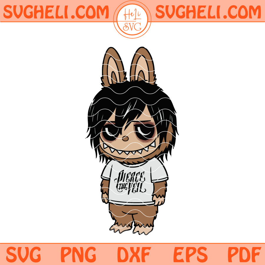 Labubu Emo Pierce the veil Labubu Svg Funny Labubu Svg
