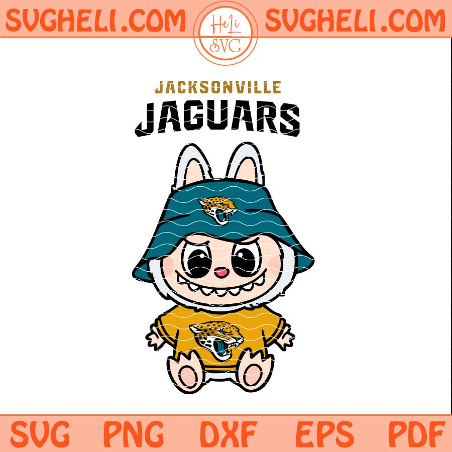 Labubu Jacksonville Jaguars Football Svg Labubu Football Svg