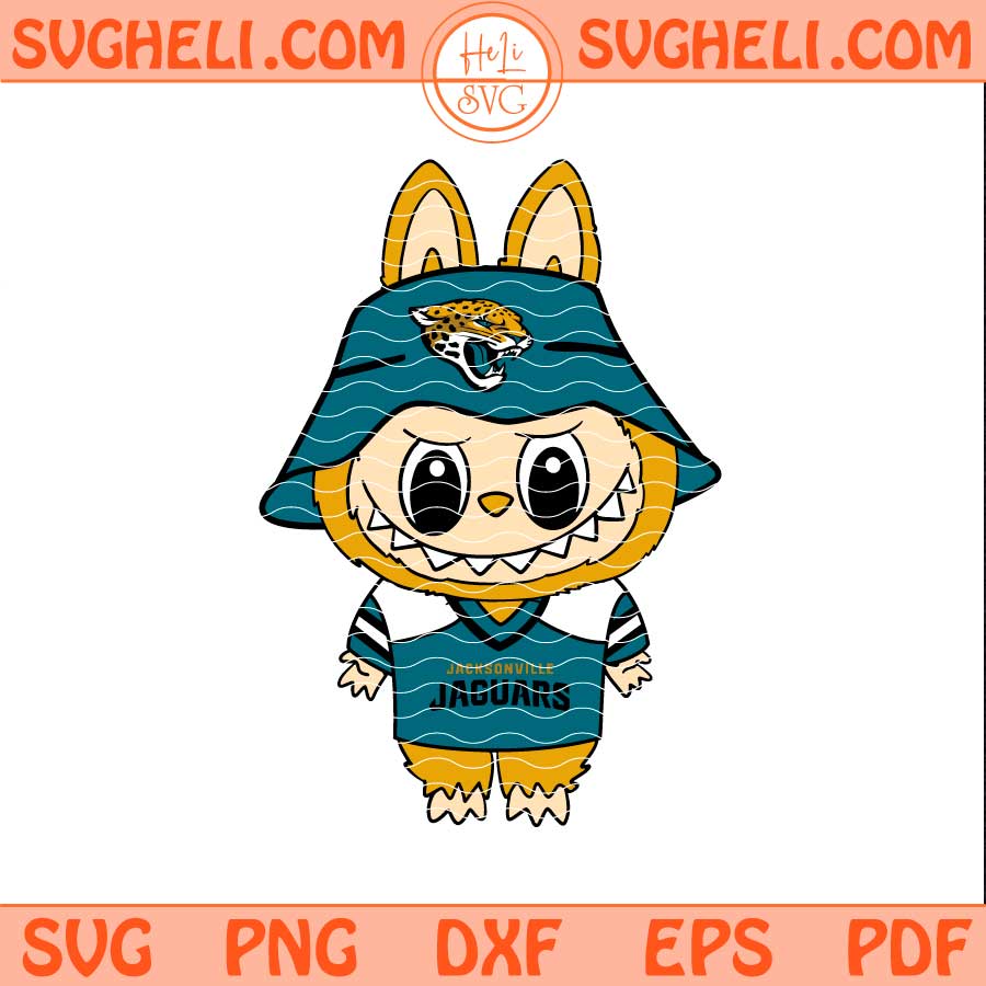 Labubu Jacksonville Jaguars Football Svg Labubu NFL Svg
