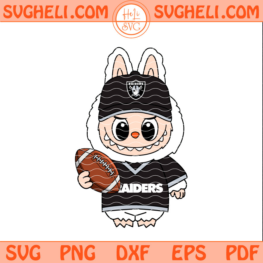 Labubu Las Vegas Raiders NFL Svg Labubu Raiders NFL Svg