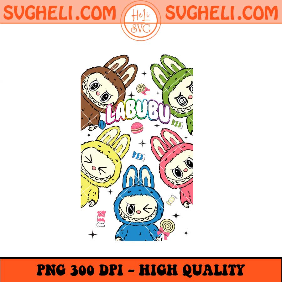 Labubu The Monster Team Png Labubu Dolls Png Labubu Team Png