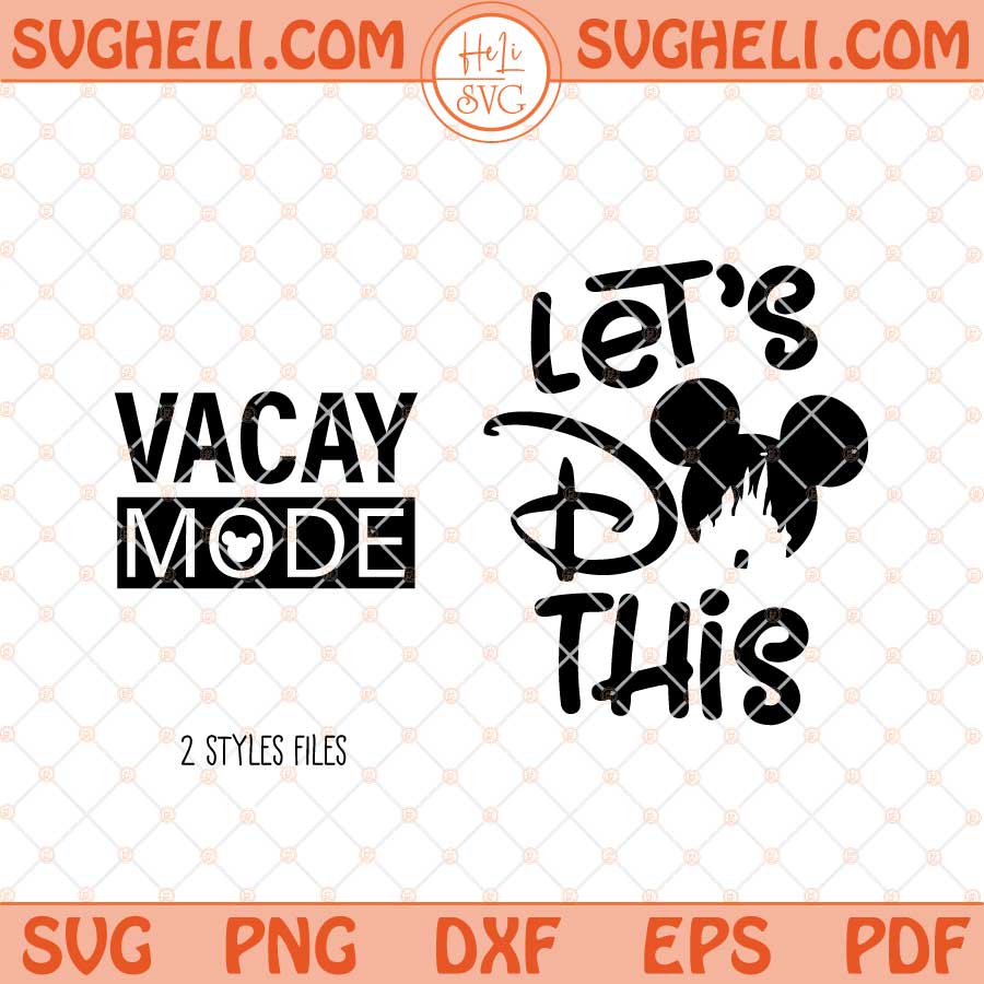 Lets Do This on Back Svg Disney Family Svg Disney Svg