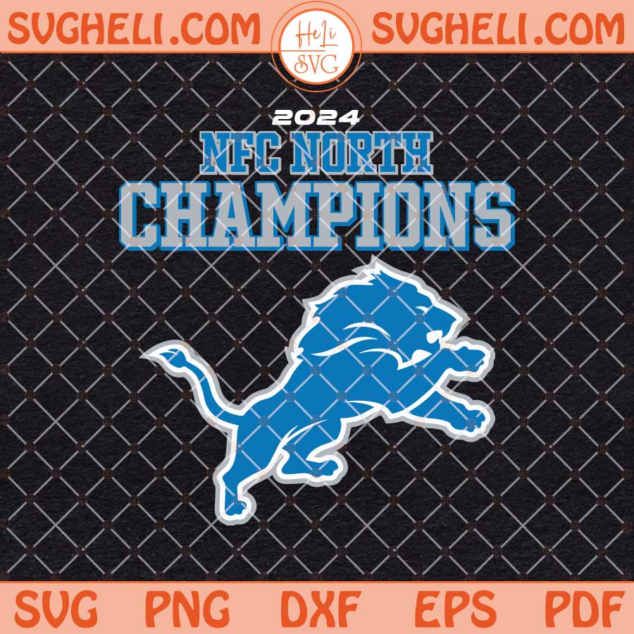 Lions NFC North Champions Svg Detroit Champions Svg