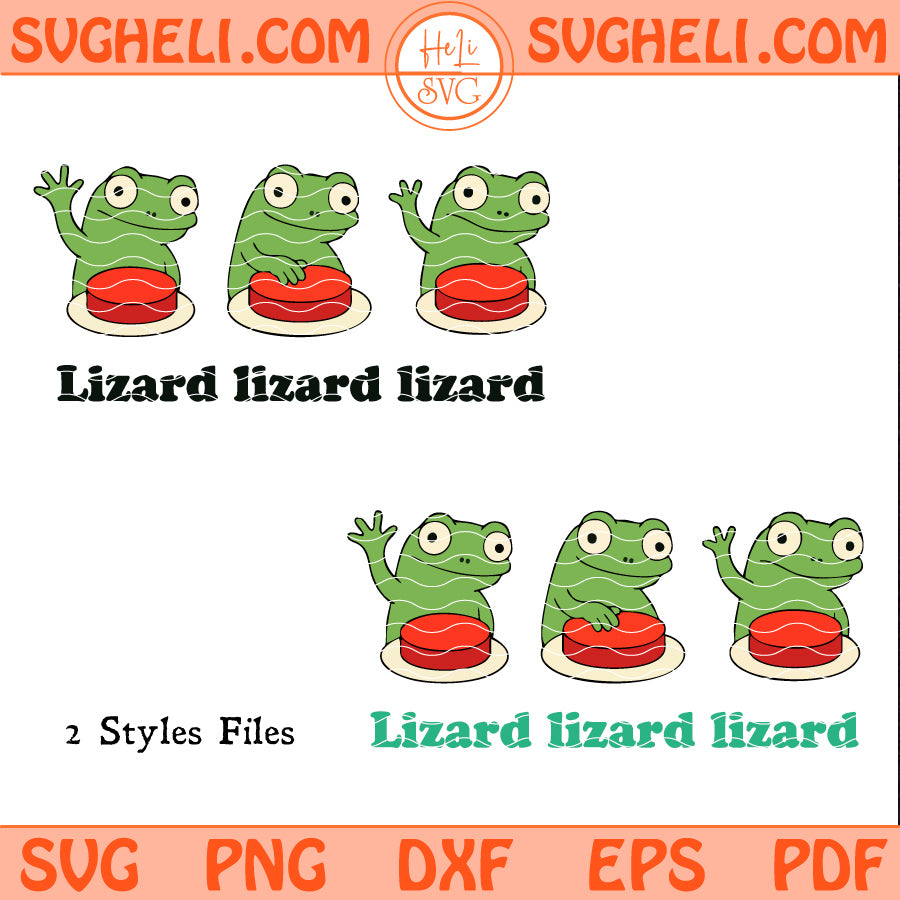 Cute Lizard Meme SVG Files for Crafting Fun Projects