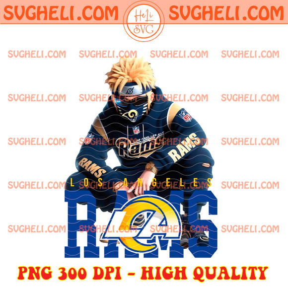 Los Angeles Rams Naruto NFL Png, Los Angeles Rams NFL Png