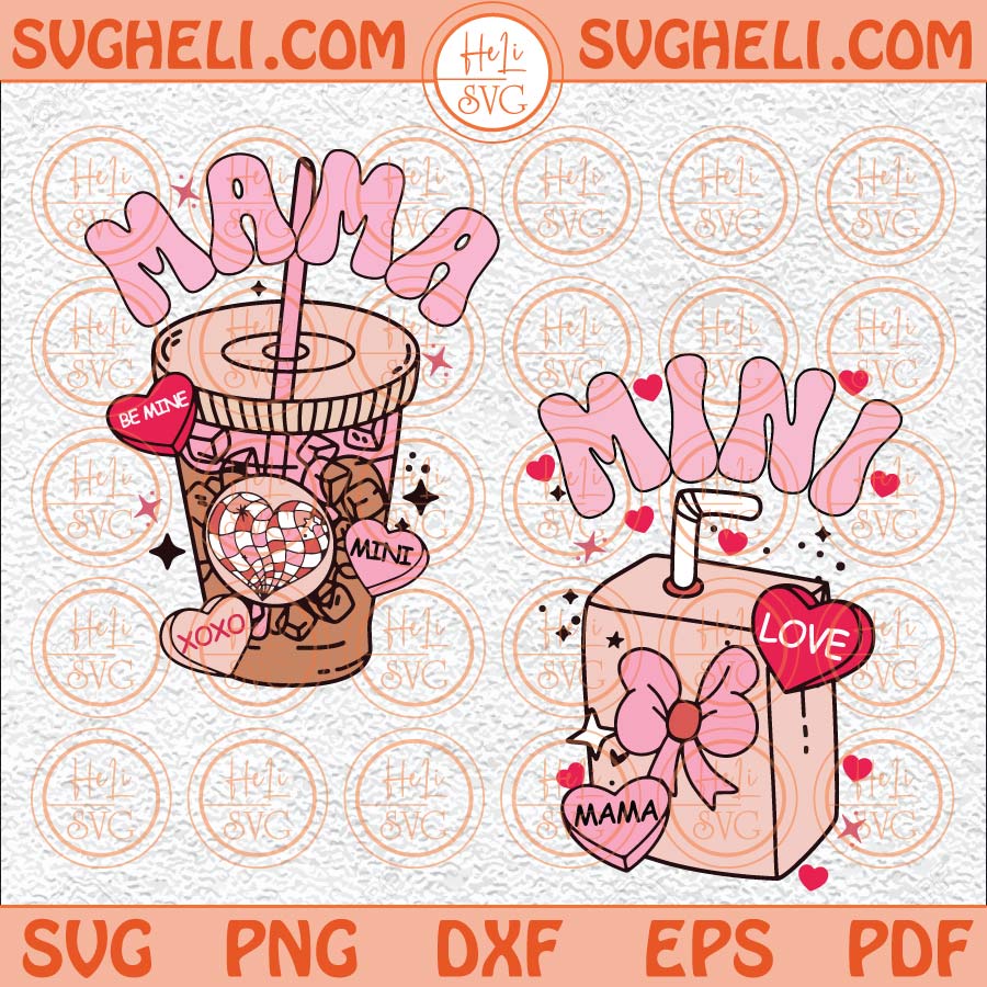 Mama Mini Valentines Svg Valentine’s Day Mini Svg Valentines Svg