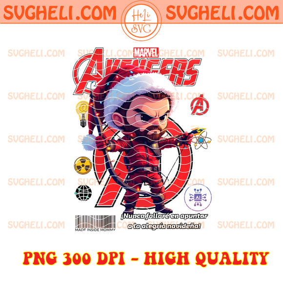 Marvel Hawkeye Christmas Png, Hawkeye Christmas Png