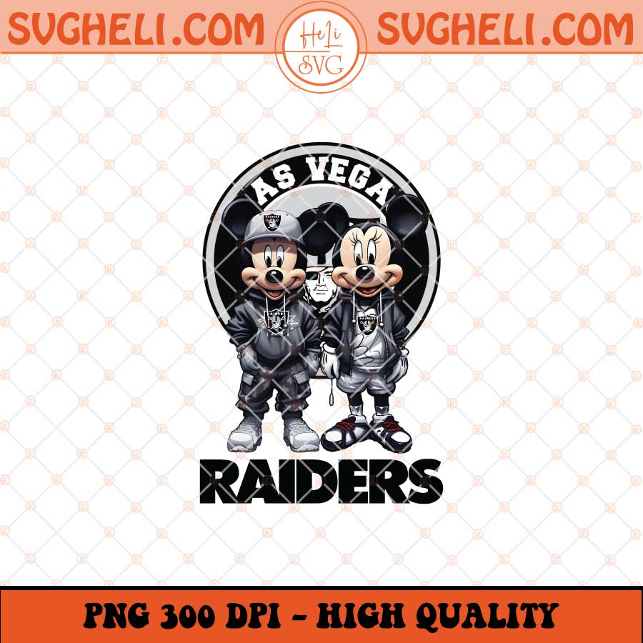 Mickey Minnie Mouse Las Vegas Raiders Football Png