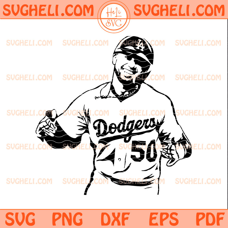 Mookie Betts LA Dodgers Svg, Dodgers Mookie Betts 50 Svg