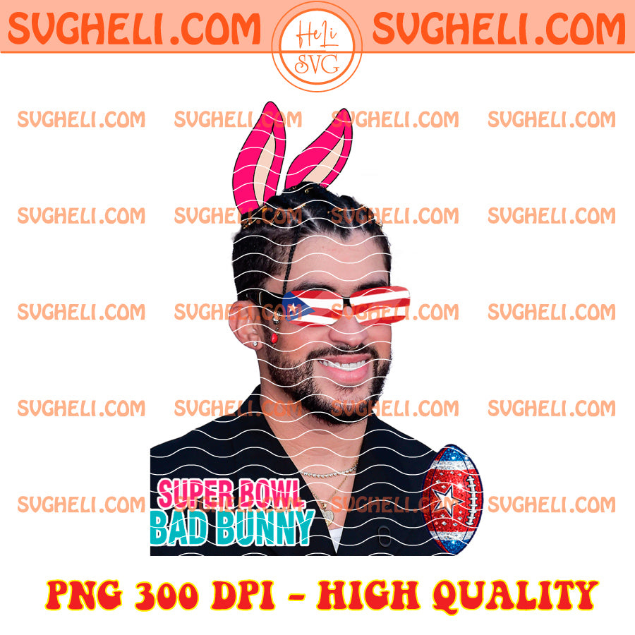 NFL Super Bowl 2026 Bad Bunny Png, Benito Super Bowl LX Png