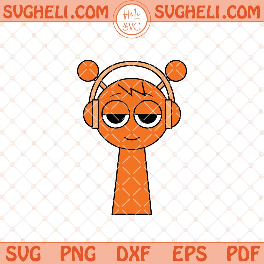 Orange Oren Incredibox Sprunki Svg Sprunki Oren Svg
