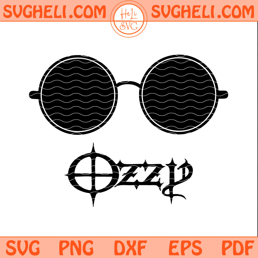 Ozzy Osbourne Glasses Logo Svg Gothic Ozzy Logo Svg