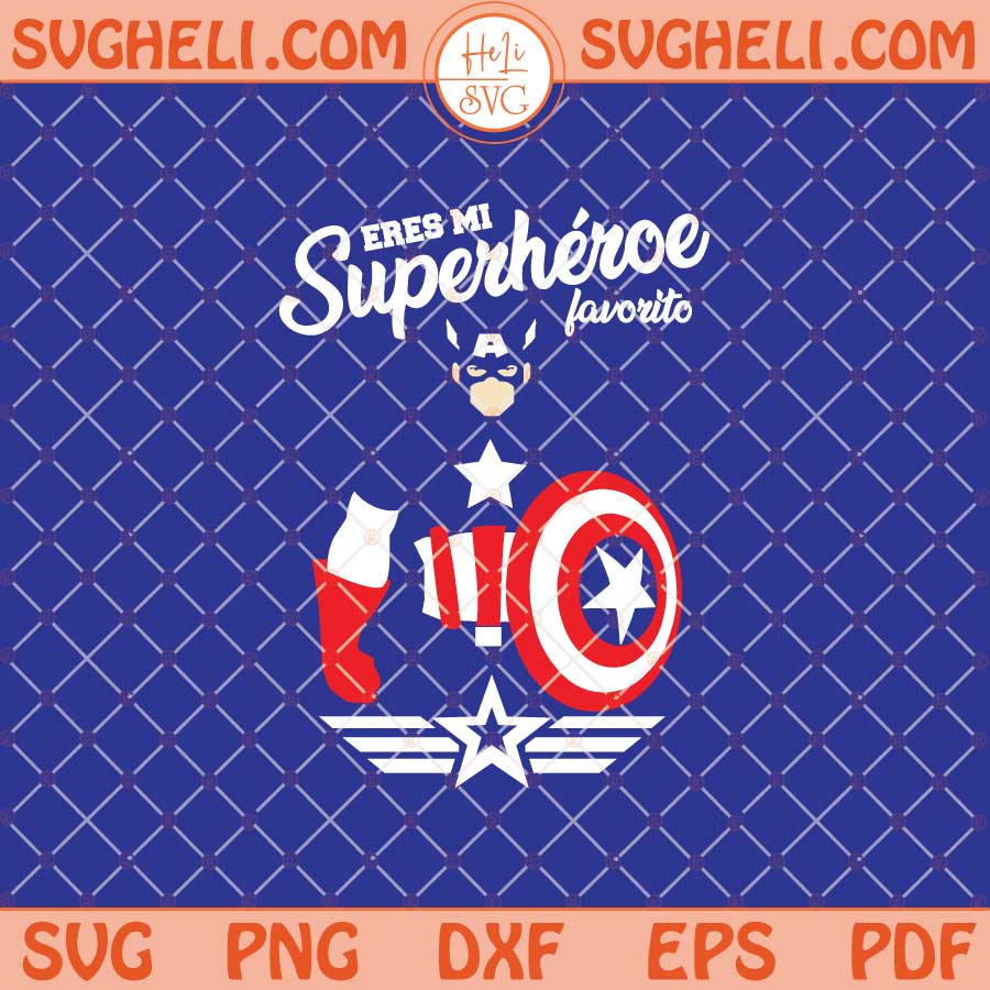 Papa Eres Superhero Favorito Svg Marvel Svg Super Dad Svg