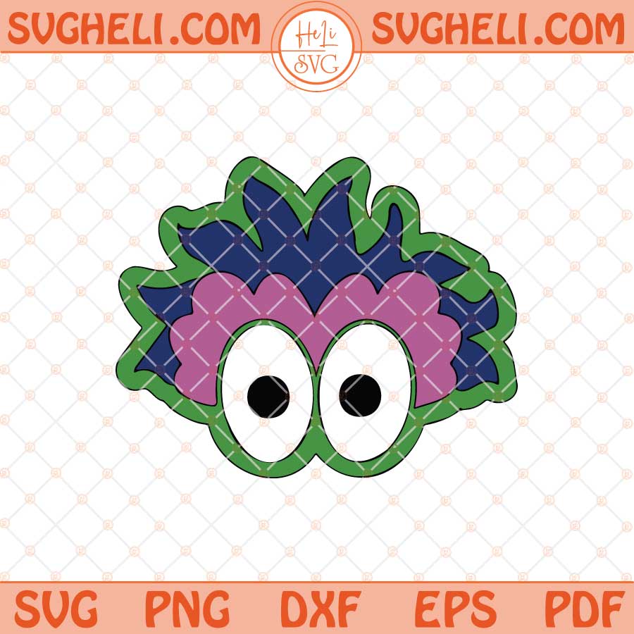 Phillie Phanatic Eyes Svg Phillie Phanatic Face Svg