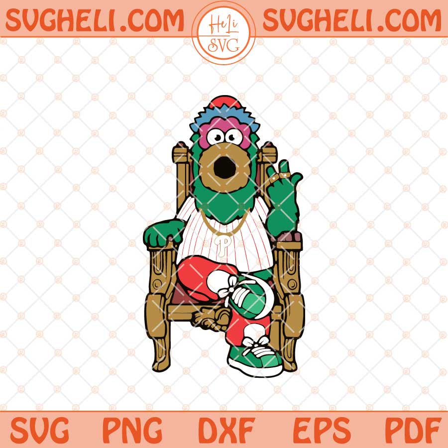 Phillie Phanatic Svg Philadelphia Phillies Mascot Svg