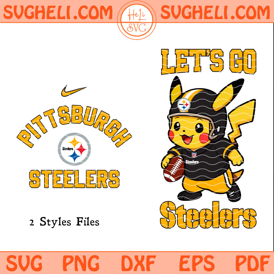 Pittsburgh Steelers Pokemon NFL Svg, Pittsburgh Steelers Svg