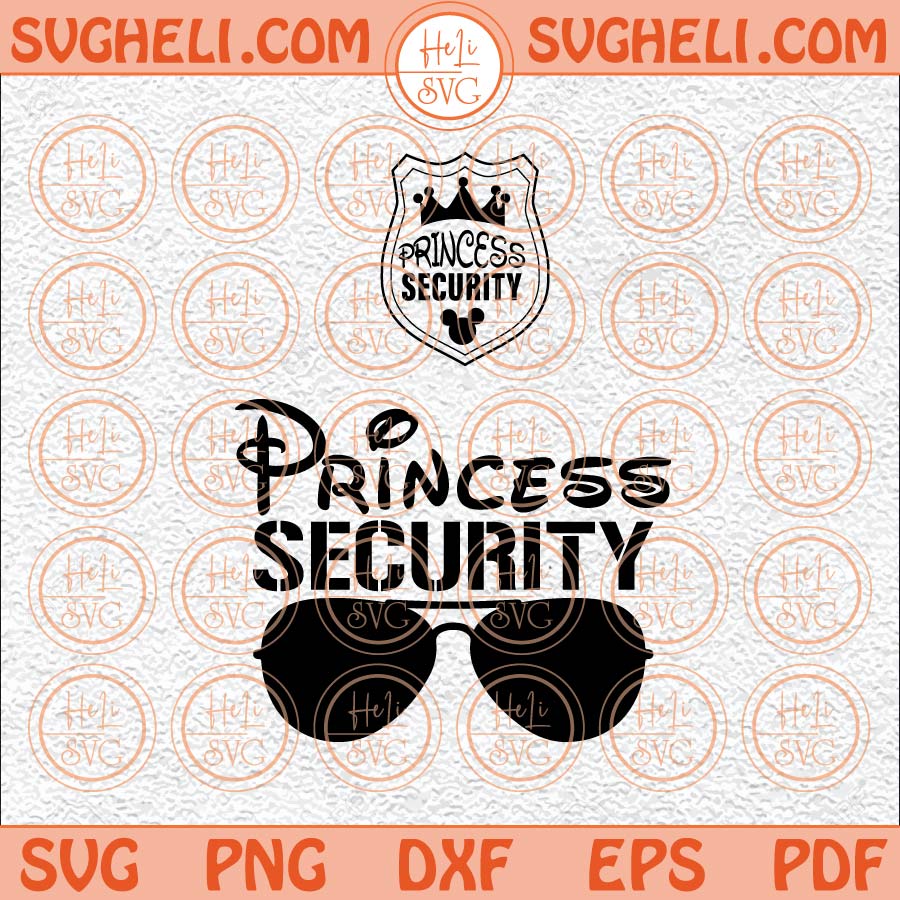 Princess Security Svg Boyfriend Security Svg Men's Disney Svg