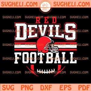 Red Devils Mascot Svg,Red Devils Football Svg,Red Devils Svg