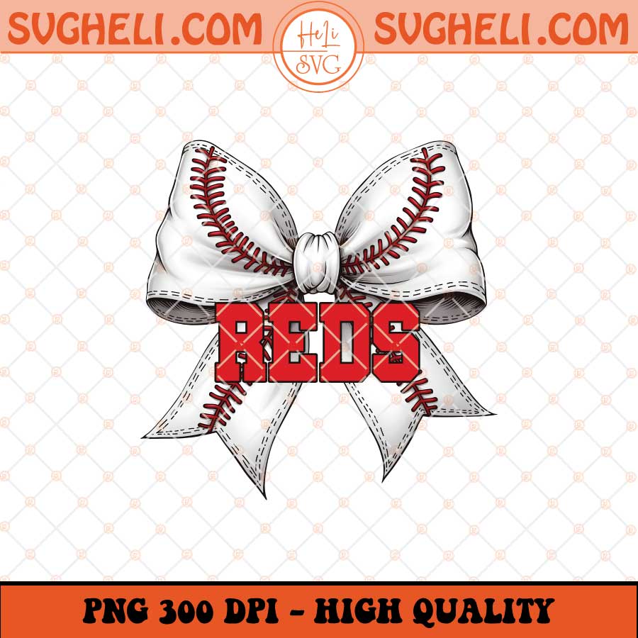 Reds Baseball Coquette Png Reds Png Reds Baseball Png