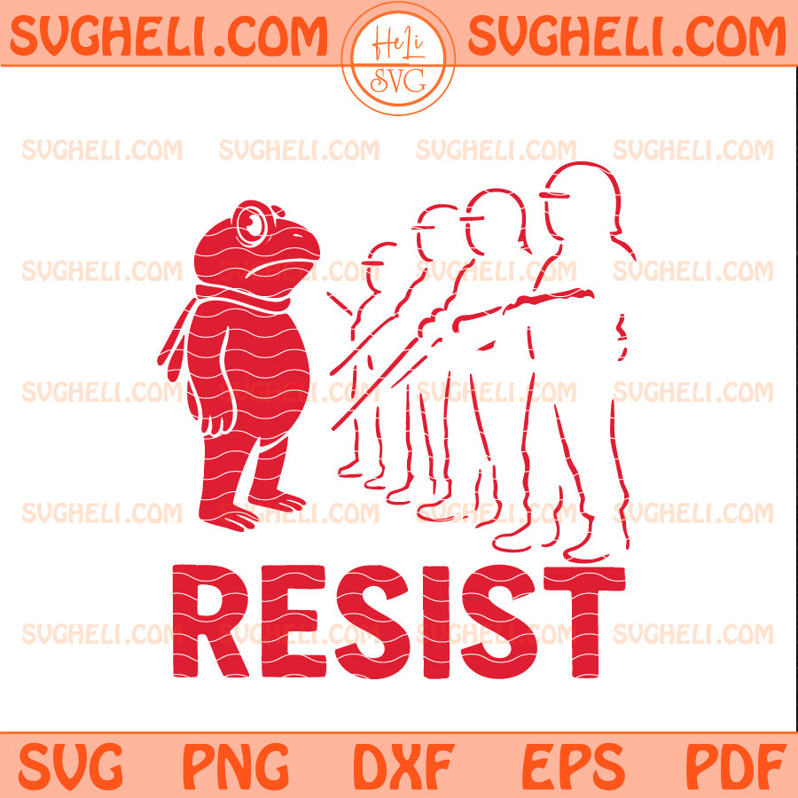 Resist Portland Frog Svg, I Stand With Frog Design