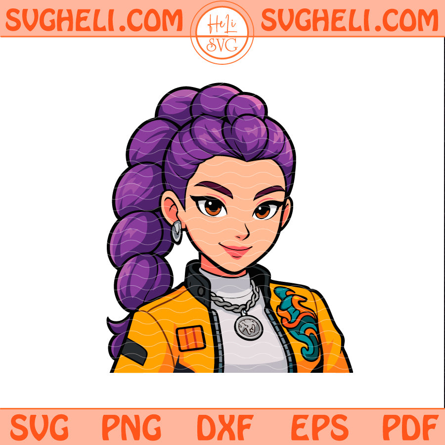 Rumi Profile Photo Svg, Kpop Demon Hunters Rumi 2025 Svg