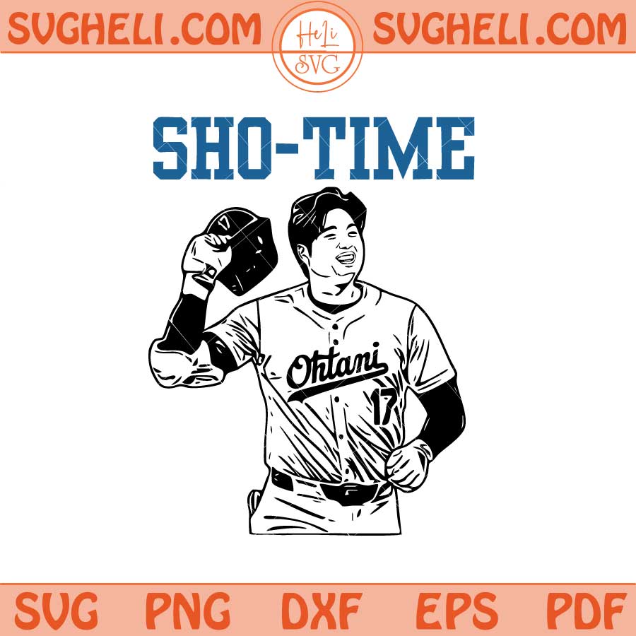 Shohei Ohtani Svg Sho Time Baseball Svg LA Dodgers Svg