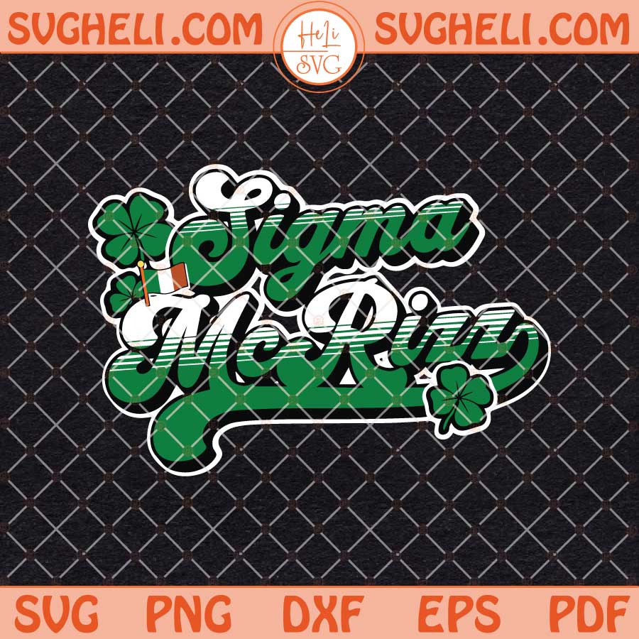 Sigma Mc Rizz Svg Skibidi St Pat Rizz Svg