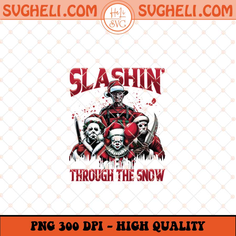 Slashing Character Christmas Png Christmas Horror Friends Png