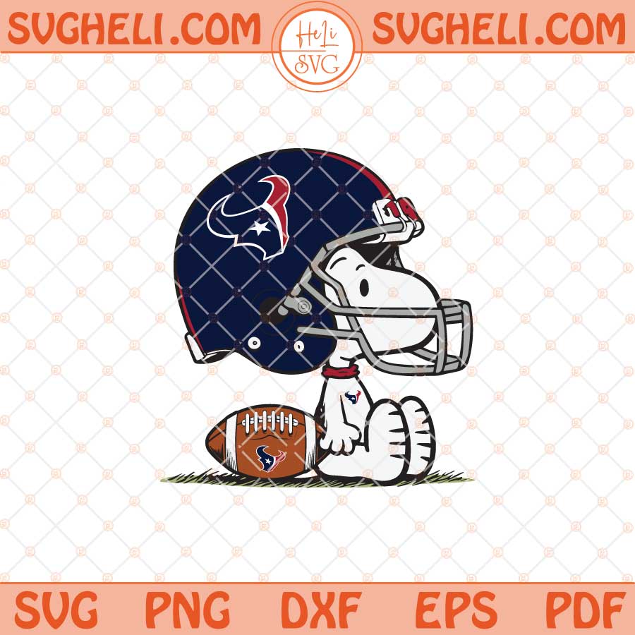Snoopy Houston Texans Football Svg Snoopy Football Svg
