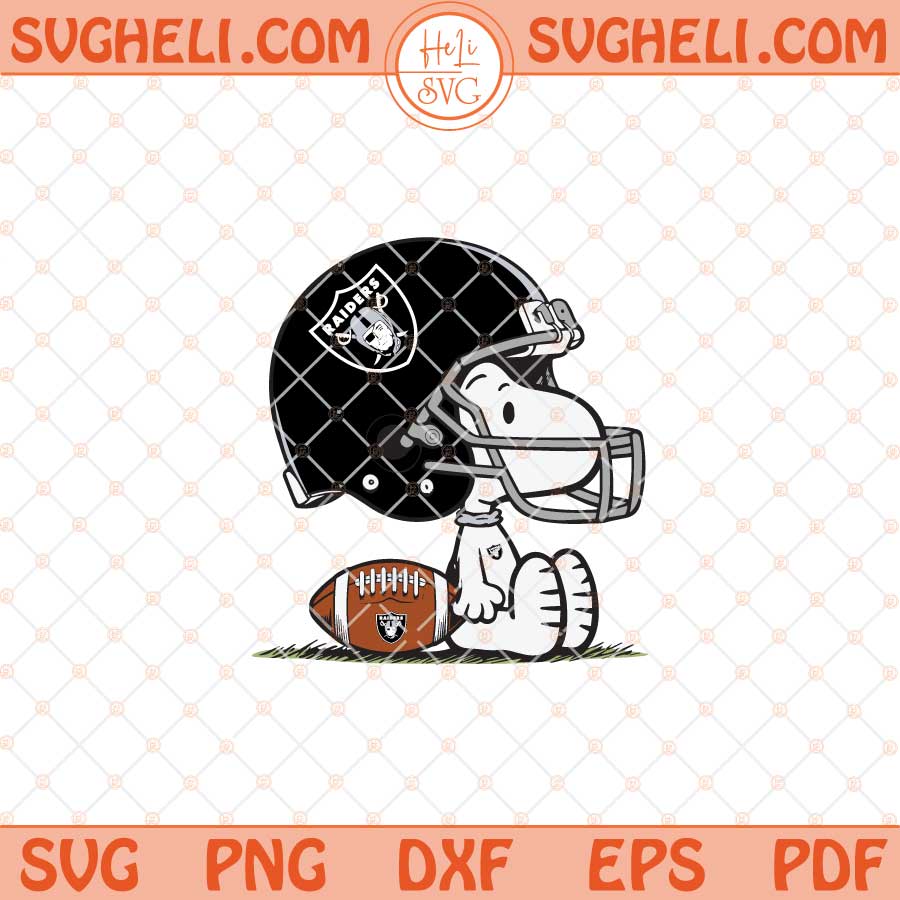 Snoopy Las Vegas Raiders Football Svg Snoopy Football Svg