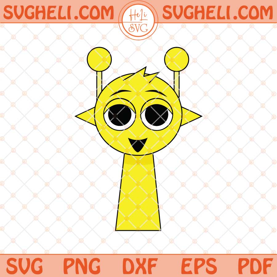 Sprunki Simon Yellow Svg Yellow Cat Svg Yellow Simon Svg
