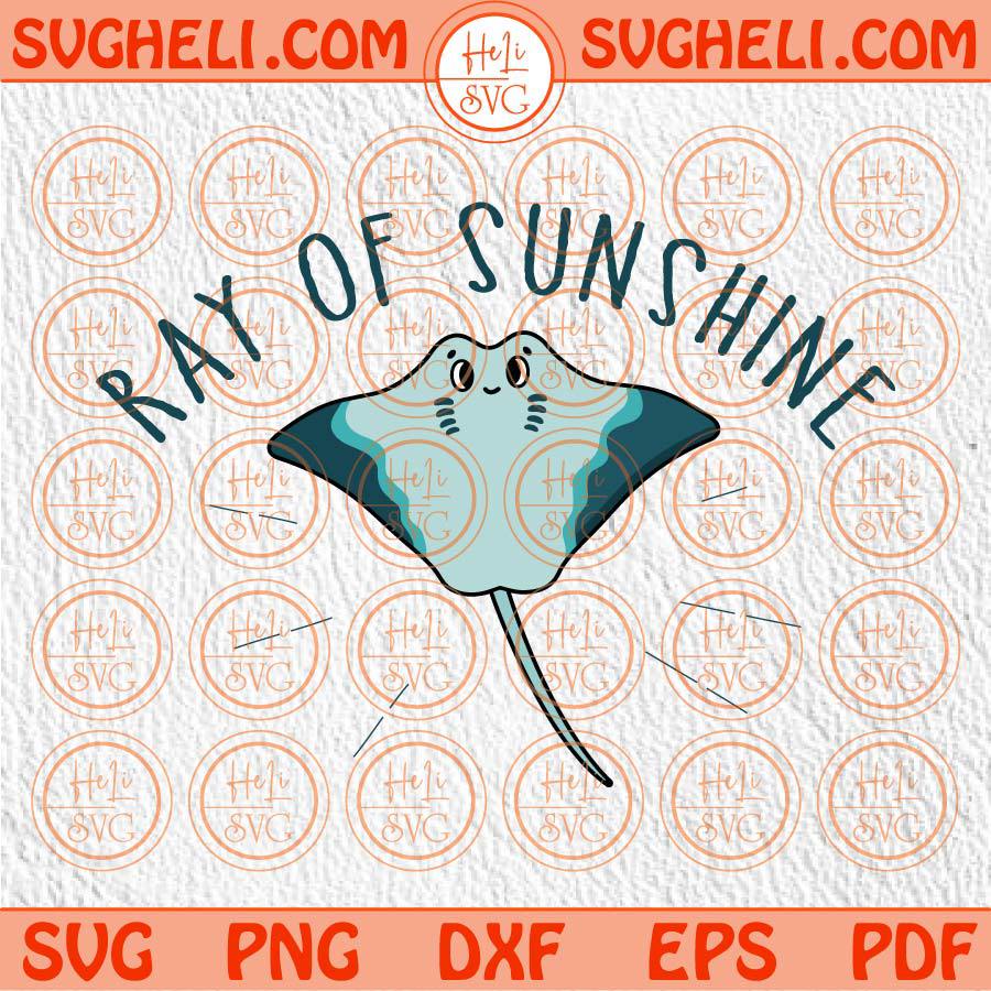 Stingray Manta Ray Svg Ray of Sunshine Svg Funny Pun Stingray Svg Png