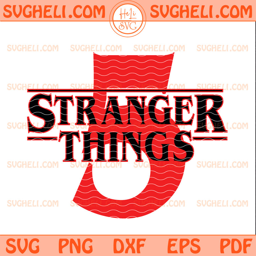 Stranger Things 5 Logo Svg, Stranger Things Movie Svg