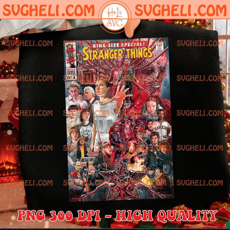 Stranger Things SS5 Poster Png, Stranger Things Season 5 Png