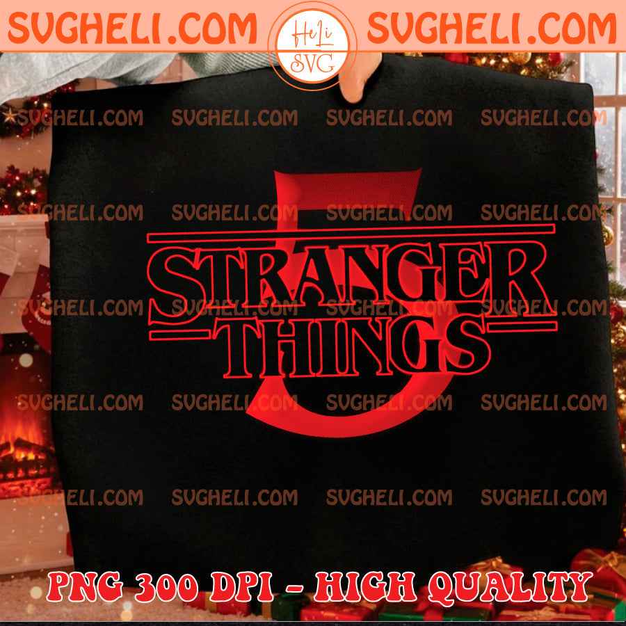 Stranger Things Season 5 Logo Png, Stranger Things SS5 Png