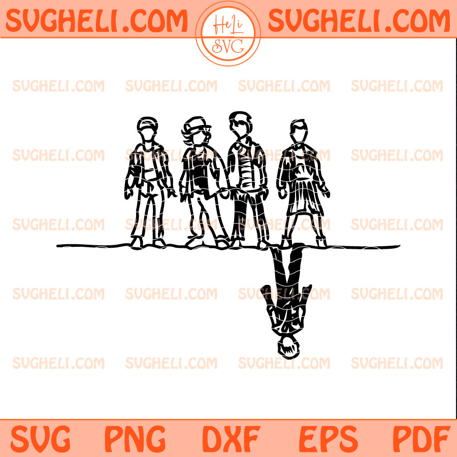 Stranger Things Svg, Upside Down Svg, Mind Flayer Svg