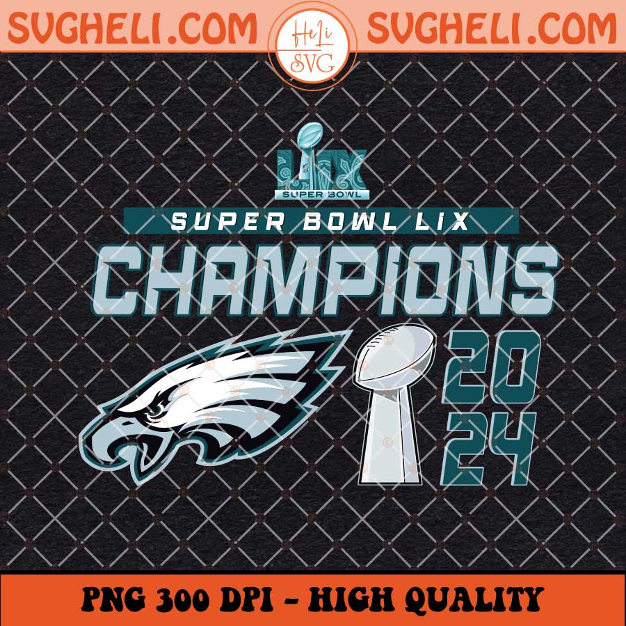 Super Bowl LIX Philadelphia Eagles 2024 NFC Champions Png