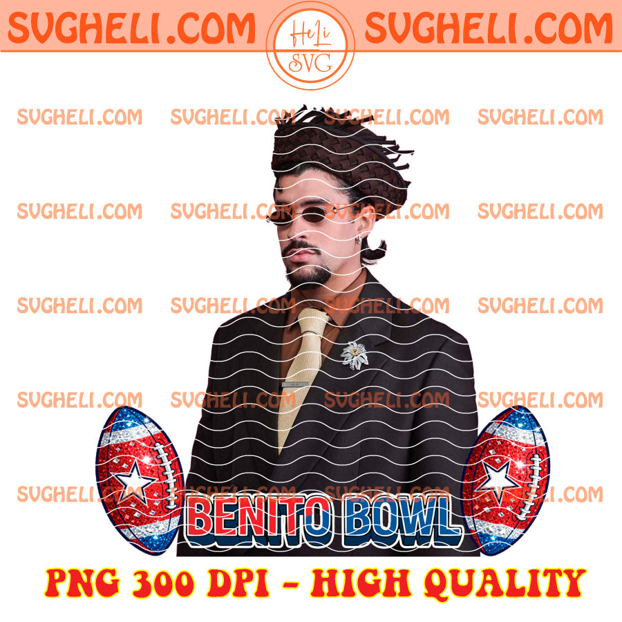 Super Bowl LX Bad Bunny 2026 Png, Super Bowl 2026 Png